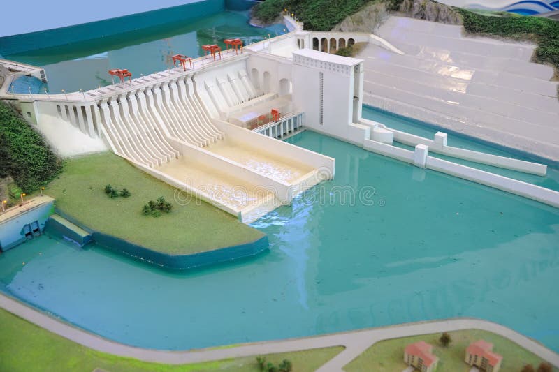 Hydropower Station model stock photo. Image of hydropower - 27734784