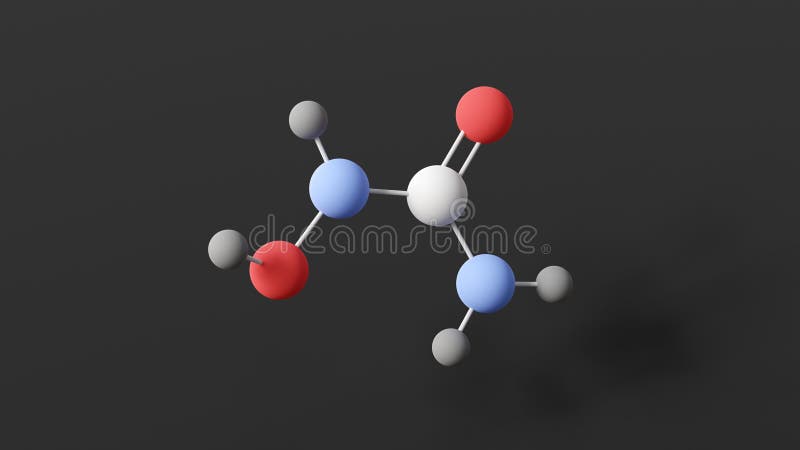 Hydroxycarbamide Molecule, Molecular Structure, Hydroxyurea, Ball and ...
