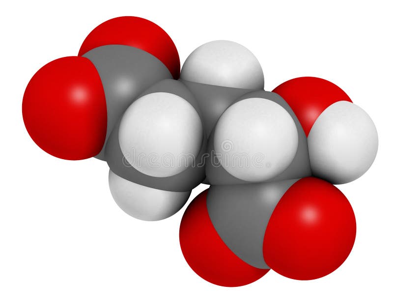 2-hydroxyglutarate Molecule. Skeletal Formula. Stock Vector ...