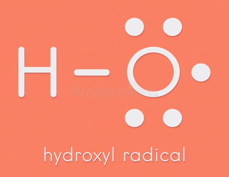 Hydroxyl Radical. Used by Macrophages Immune Cells To Destroy Pathogens ...