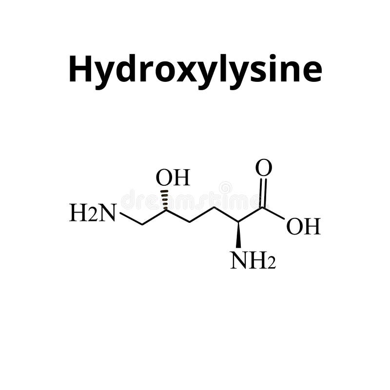 Hydroxylysine is an Amino Acid. Chemical Molecular Formula ...