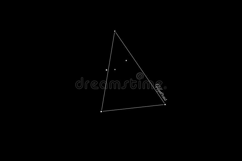 Hydrus Constellation, Cluster of Stars, Water Snake Constellation Stock ...
