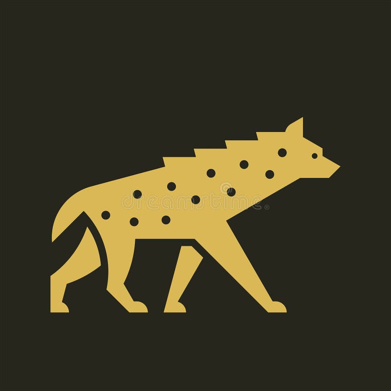 Hyena Logo stock vector. Illustration of face, company - 259982912