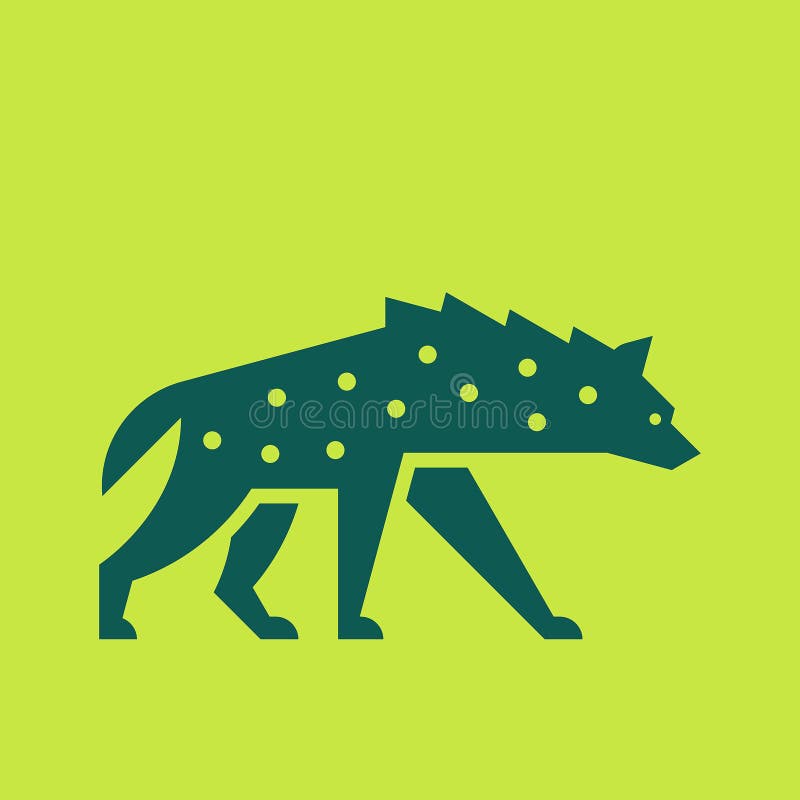 Hyena Logo stock vector. Illustration of graphic, abstract - 259982916