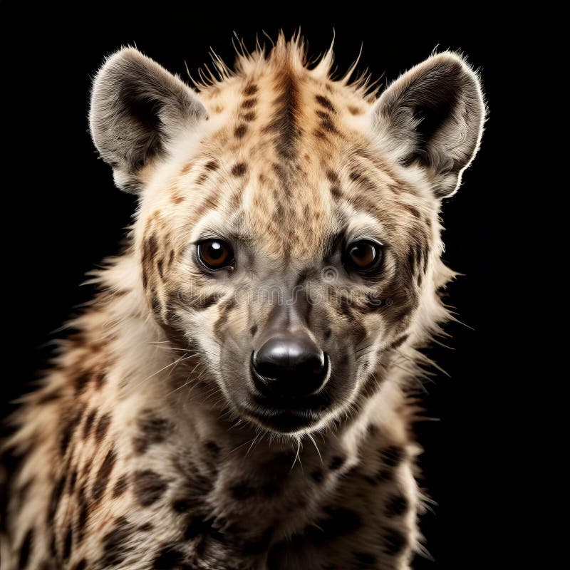 Hyena Spots Shaved into a Polka Dot Pattern K Uhd Very Detaile Stock ...