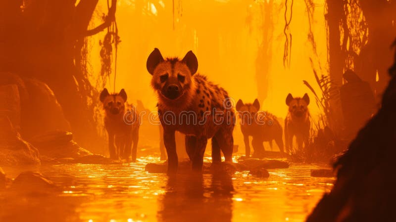 Hyenas Crossing Stock Illustrations – 1 Hyenas Crossing Stock ...