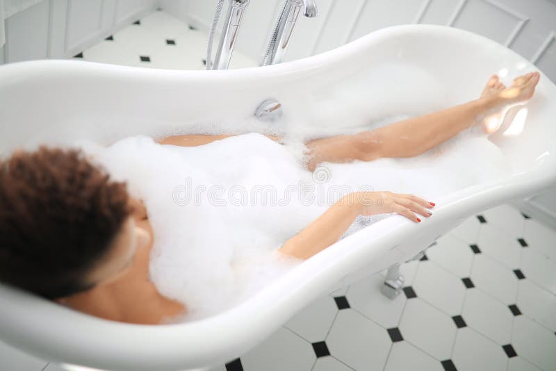 Woman In A Bathtub Stock Image Image Of Hygiene Clean 145695369