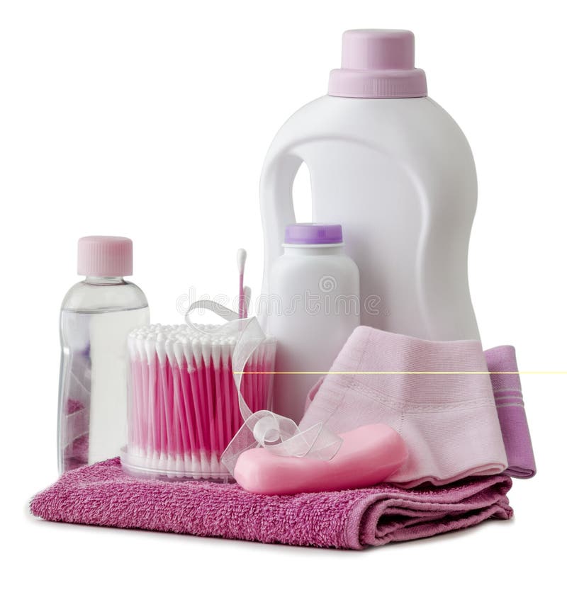 Hygiene Products and Bathroom Accessories Stock Image - Image of comb ...