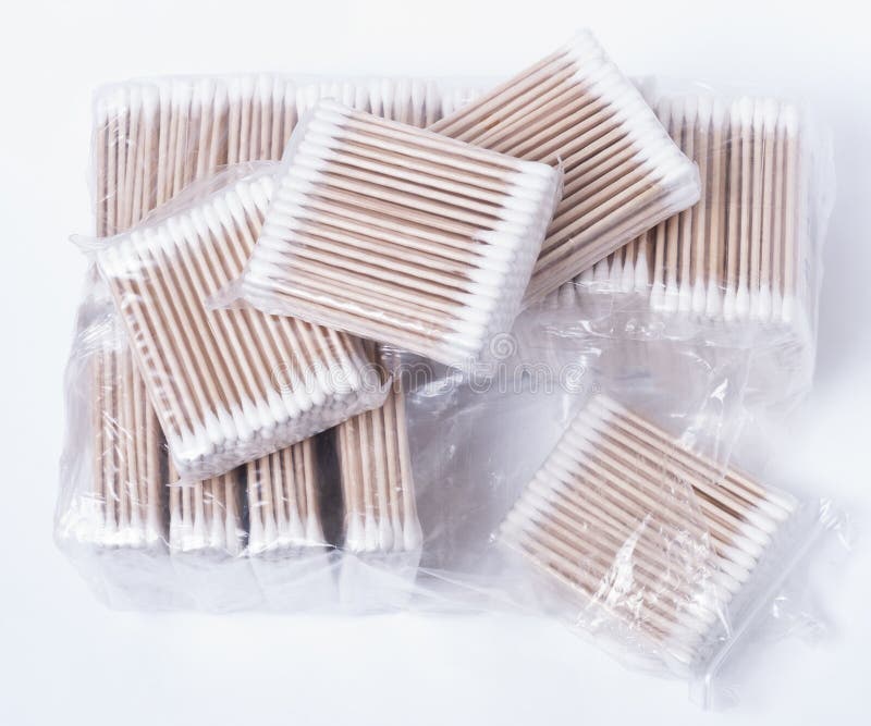 Hygienic ear sticks stock photo. Image of light, healthy - 65785768