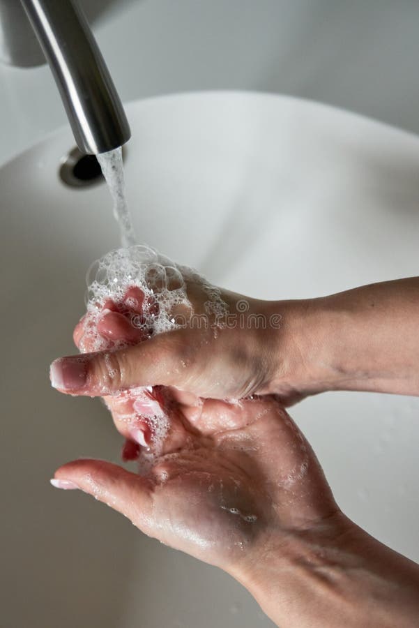 Hygienic hand washing stock image. Image of healthy, human - 90179565