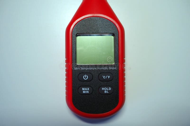 Hygrometer for Measuring Air Humidity, Close-up and Details. a Device ...