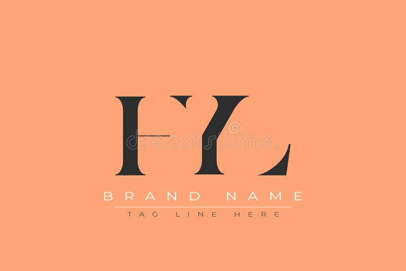 HYL Abstract Letter Logo Design Stock Vector - Illustration of graphic ...