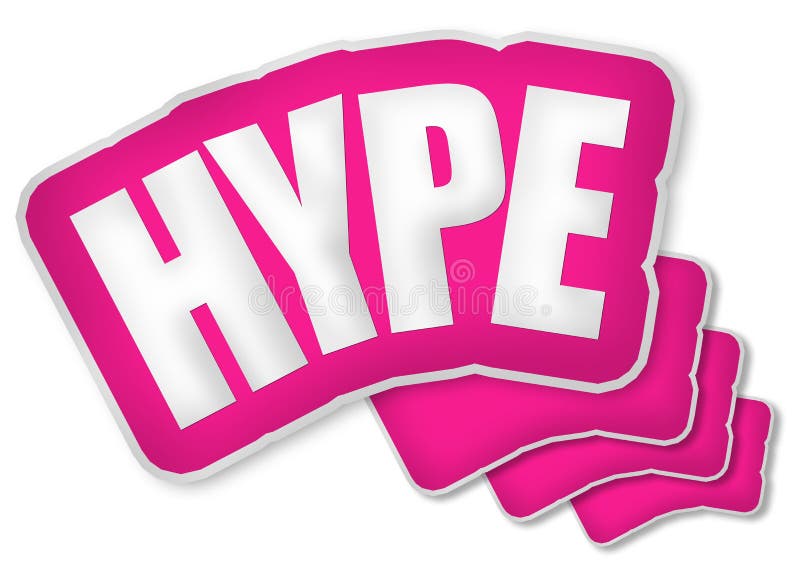 Hype Word Trippy Psychedelic Graffiti Style Letters.Vector Hand Drawn ...