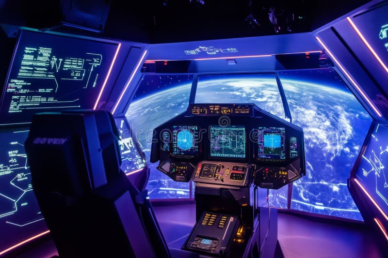 Immersive Hexagonal Holographic Chamber Stock Photos - Free & Royalty ...