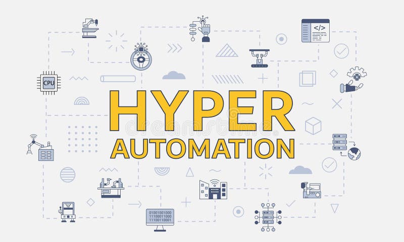 Hyper Automation Stock Illustrations – 136 Hyper Automation Stock ...