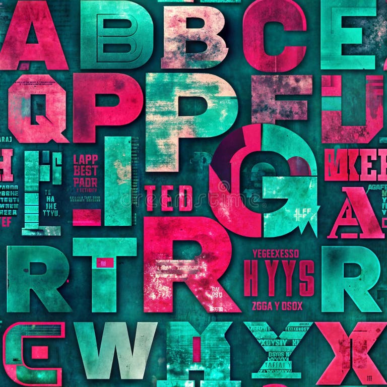 Hyper Detailed and Creative Patterns Using Letters from Different ...