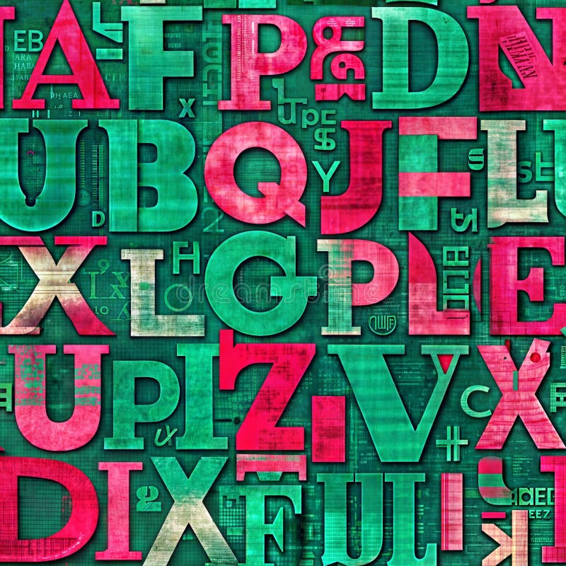 Hyper Detailed and Creative Patterns Using Letters from Different ...