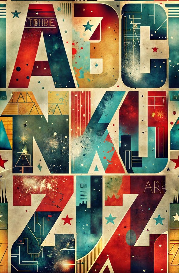 Hyper Detailed and Creative Patterns Using Letters from Different ...