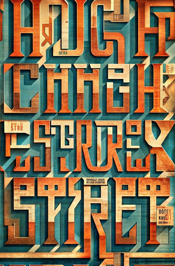 Hyper Detailed and Creative Patterns Using Letters from Different ...