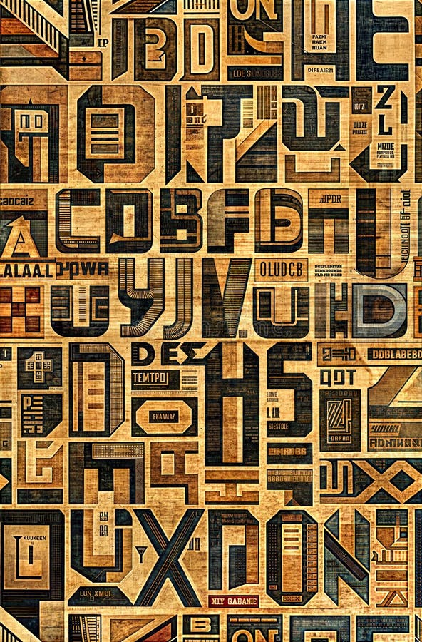 Hyper Detailed and Creative Patterns Using Letters from Different ...
