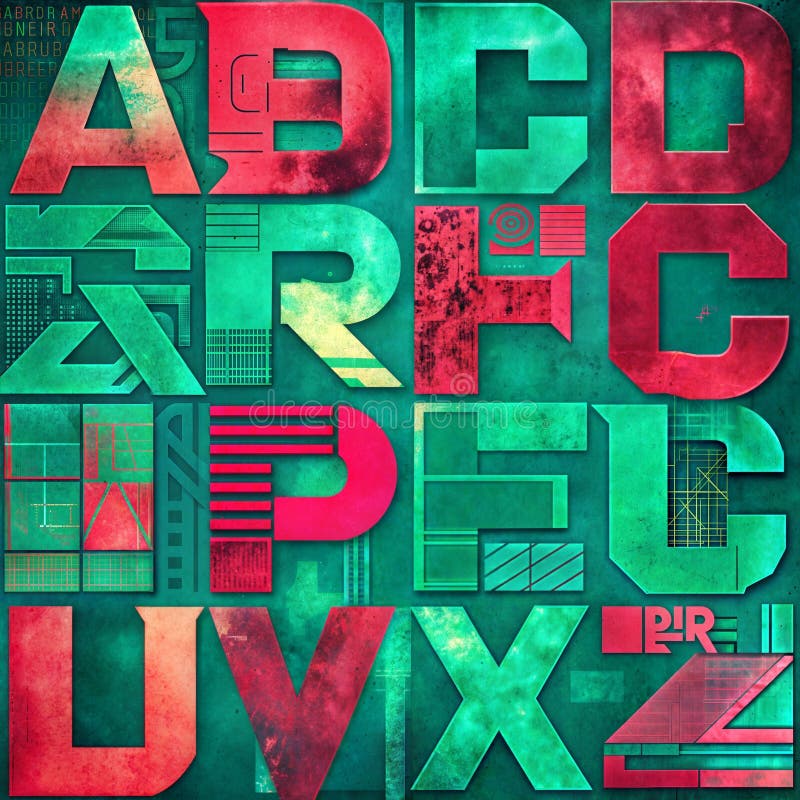 Hyper Detailed and Creative Patterns Using Letters from Different ...