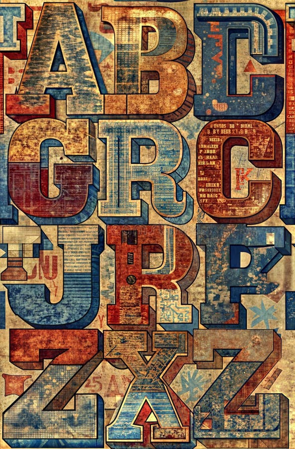 Hyper Detailed and Creative Patterns Using Letters from Different ...