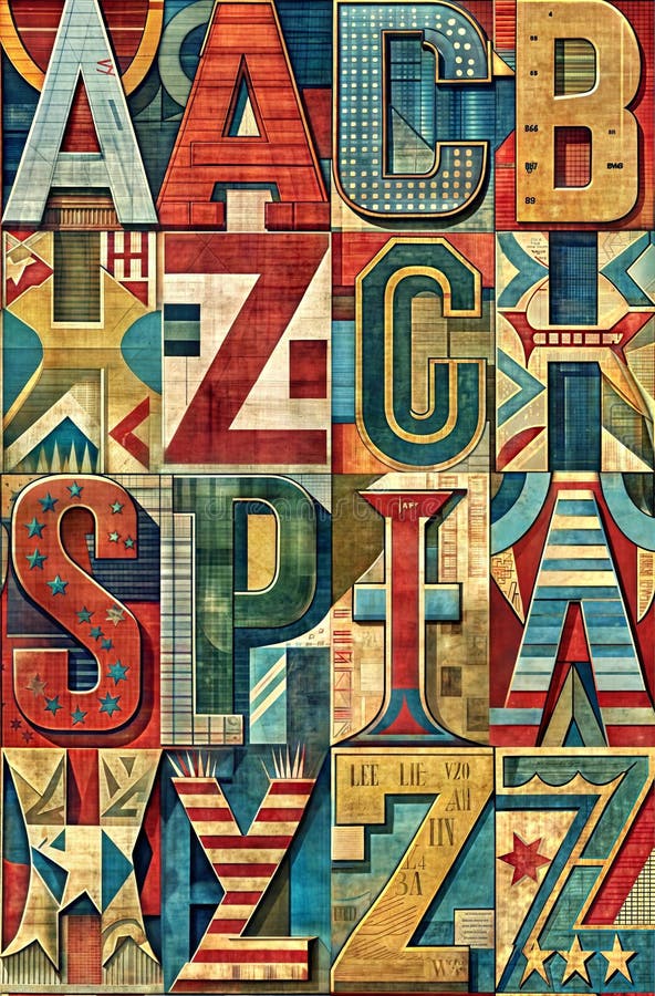 Hyper Detailed and Creative Patterns Using Letters from Different ...