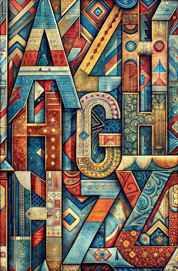 Hyper Detailed and Creative Patterns Using Letters from Different ...