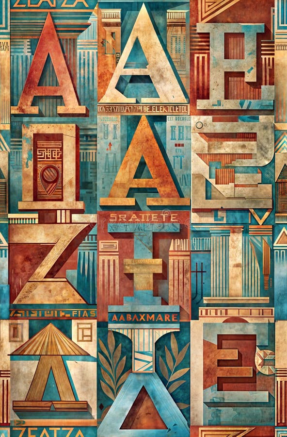 Hyper Detailed and Creative Patterns Using Letters from Different ...