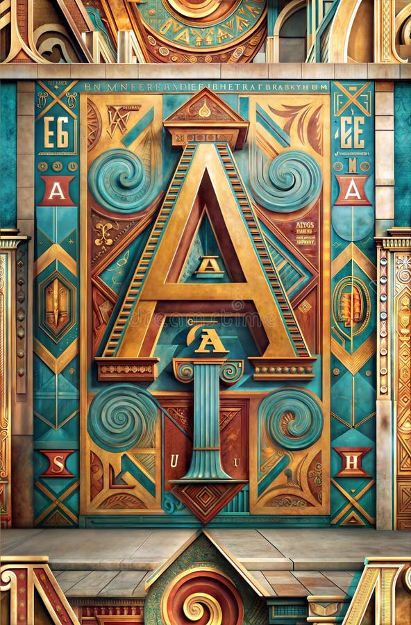 Hyper Detailed and Creative Patterns Using Letters from Different ...