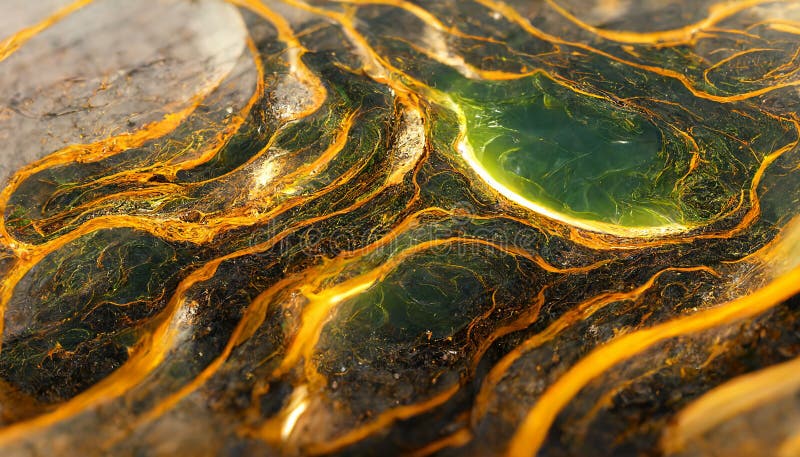 Hyper-detailed 3D Render of Lava Wave for Background or Wallpaper Stock ...