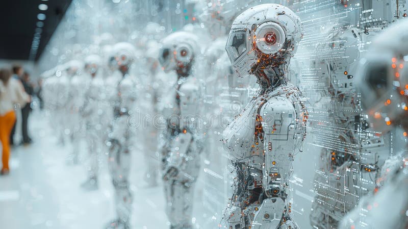 3D Hierarchical Organization Chart with Human and Robot Members ...