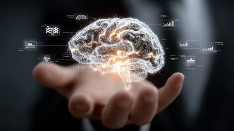 A Hyper-detailed 3D Rendering Featuring a Business Professional Holding ...