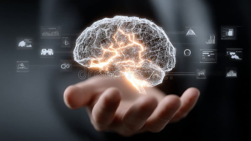 A Hyper-detailed 3D Rendering Featuring a Business Professional Holding ...