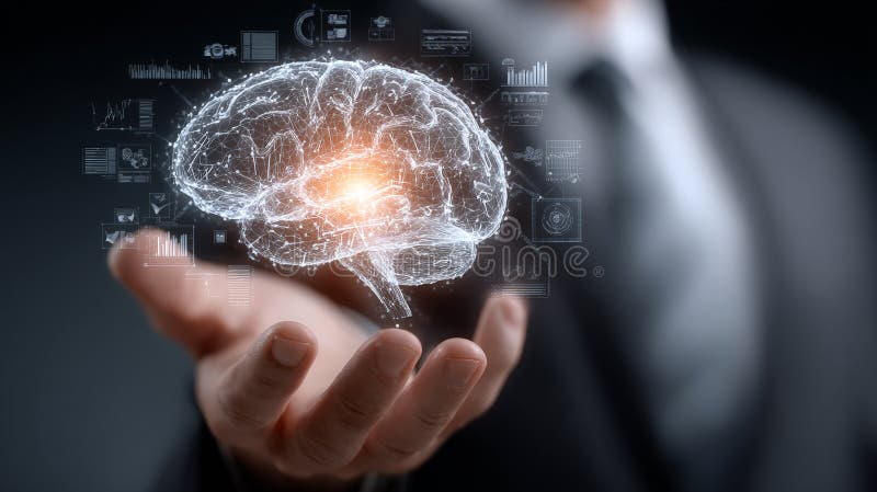 A Hyper-detailed 3D Rendering Featuring a Business Professional Holding ...