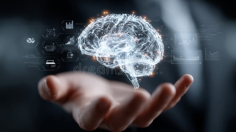 A Hyper-detailed 3D Rendering Featuring a Business Professional Holding ...