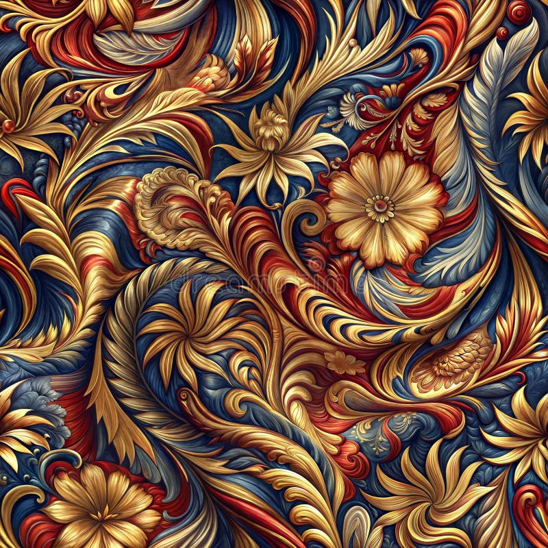 Hyper-detailed Fabric and Tissue Pattern, for Designs and Illustrations ...