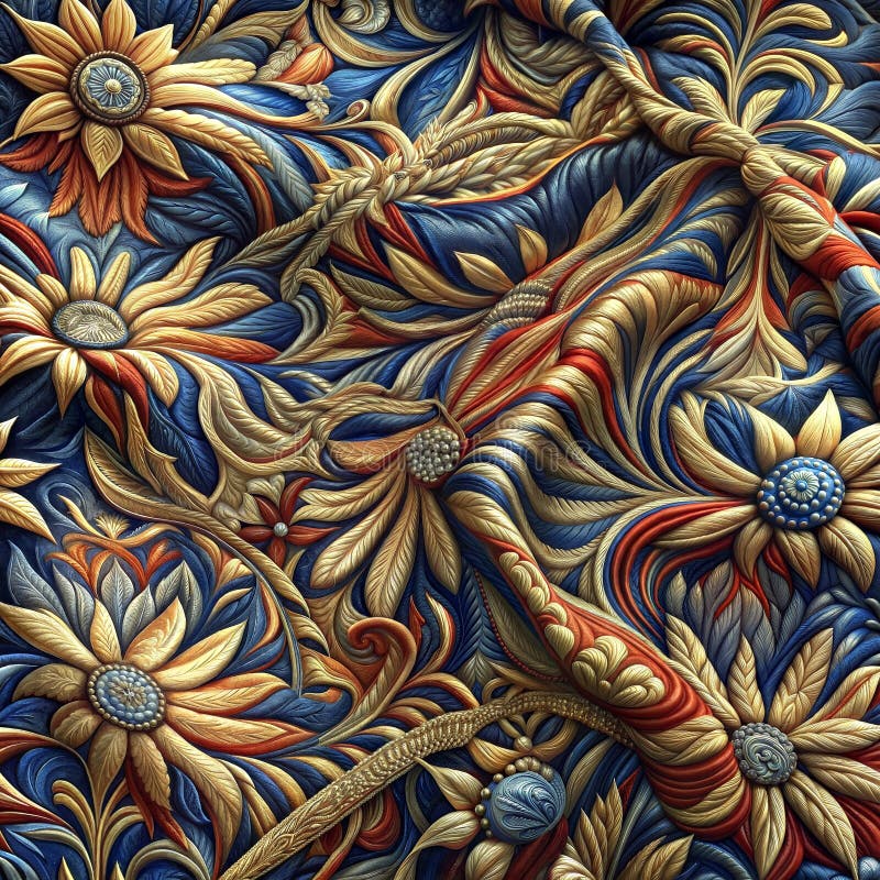 Hyper-detailed Fabric and Tissue Pattern, for Designs and Illustrations ...