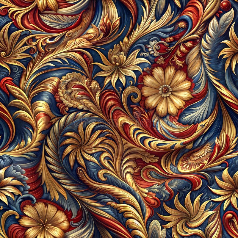 Hyper-detailed Fabric and Tissue Pattern, for Designs and Illustrations ...