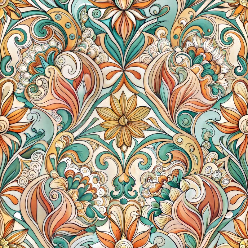 Hyper-detailed Fabric and Tissue Pattern, for Designs and Illustrations ...