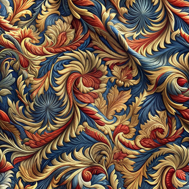 Hyper-detailed Fabric and Tissue Pattern, for Designs and Illustrations ...