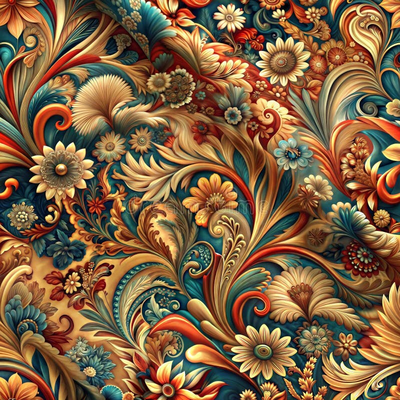 Hyper-detailed Fabric and Tissue Pattern, for Designs and Illustrations ...