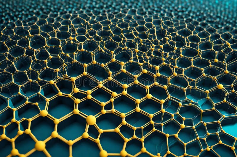 Hyper-Detailed Futuristic Nano Technology: Abstract Close-Up Background ...