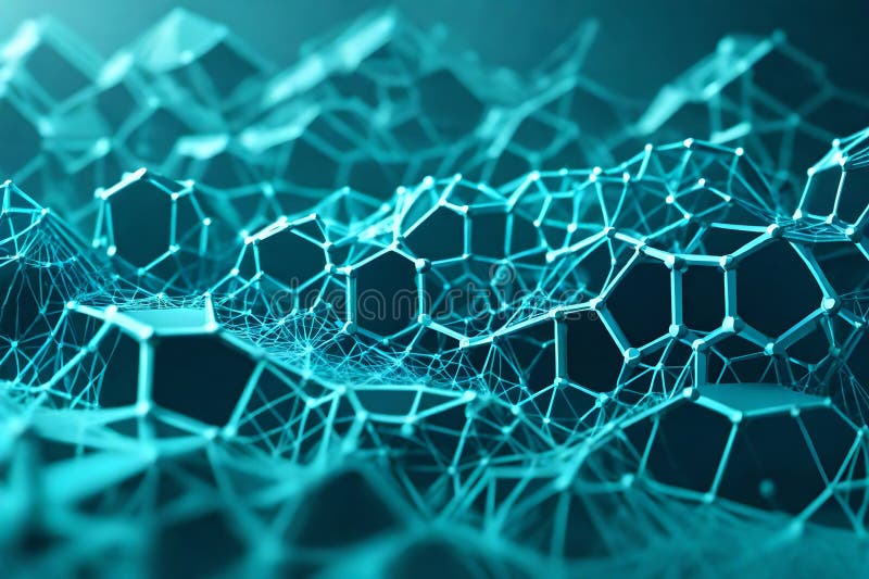 Hyper-Detailed Futuristic Nano Technology: Abstract Close-Up Background ...