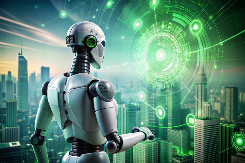 Hyper Detailed Illustration of Humanoids and Robots, AI Generated Image ...