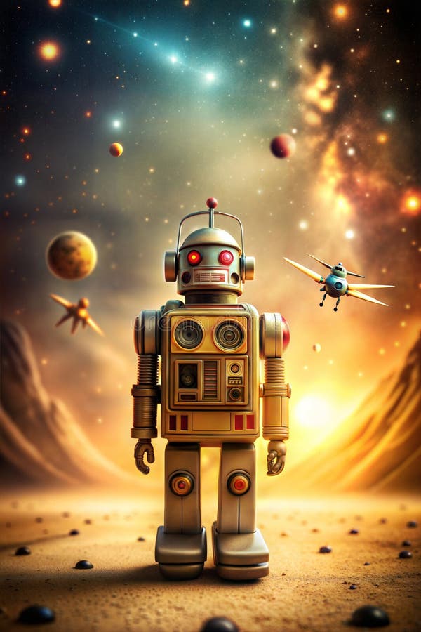 Hyper Detailed Illustration of Humanoids and Robots, AI Generated Image ...