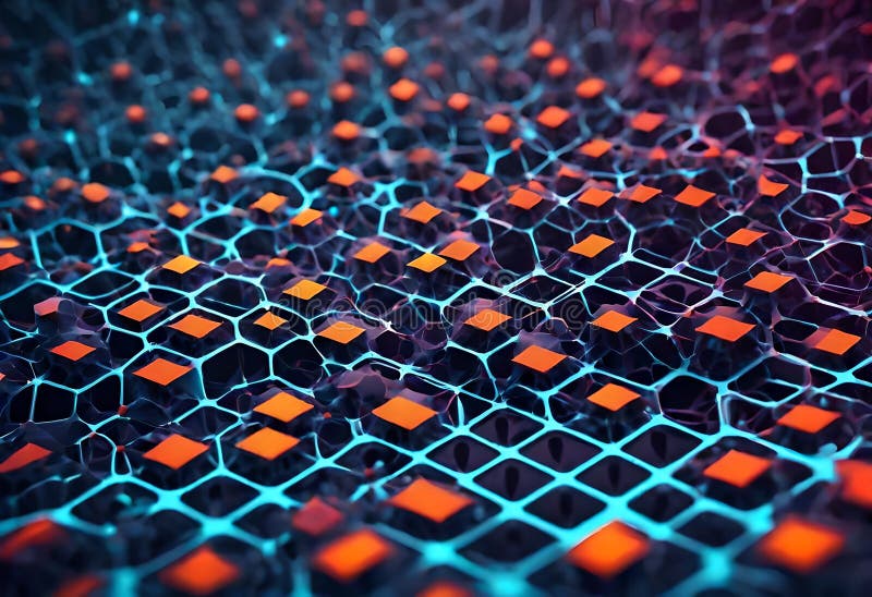 Hyper-Detailed Nano Technology Abstract: Futuristic Close-Up of ...