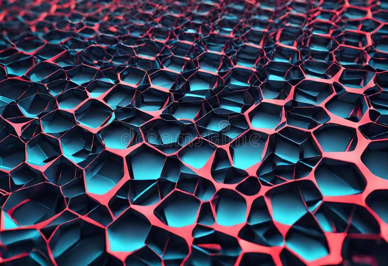 Hyper-Detailed Nano Technology Abstract: Futuristic Close-Up of ...