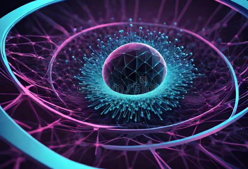 Hyper-Detailed Nano Technology Abstract: Futuristic Close-Up of ...