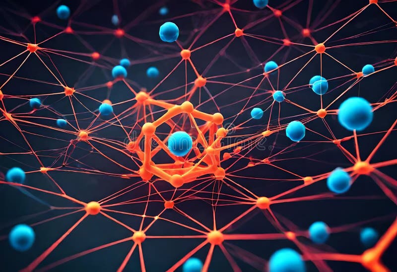 Hyper-Detailed Nano Technology: Futuristic Close-Up Abstract Background ...